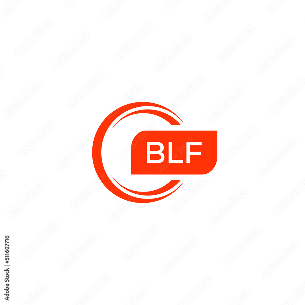 BLF letter design for logo and icon.BLF typography for technology ...