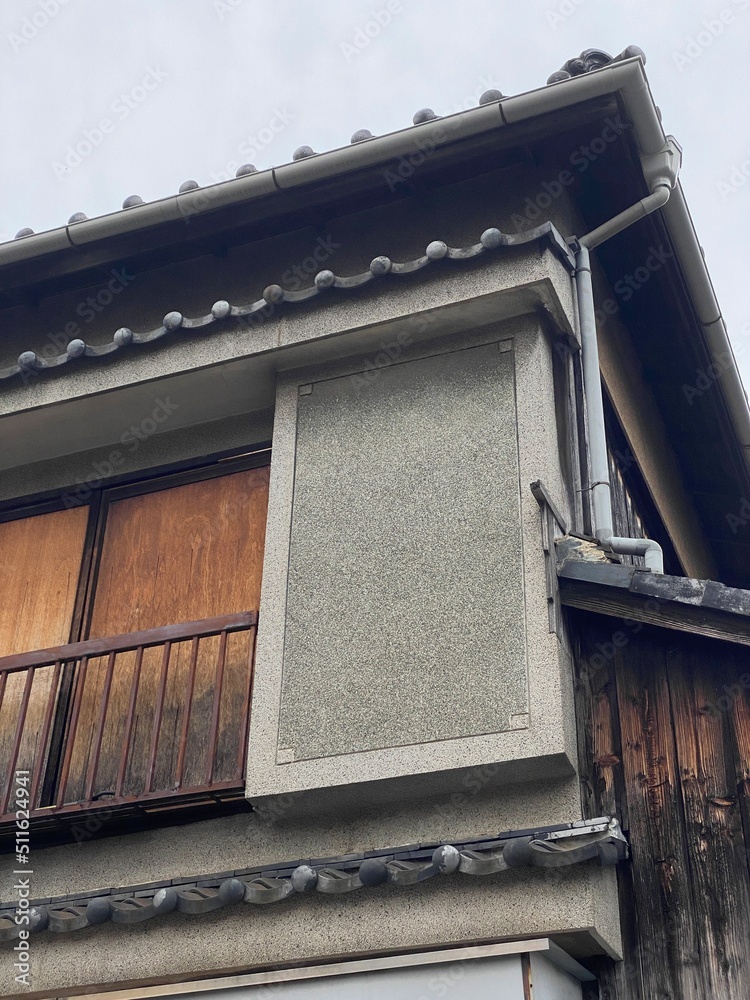 Old Showa style house on the street of Tokyo, once probably was a ...
