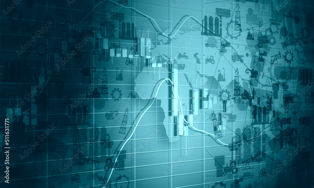 Energy and power icons. Technology, chemistry and manufacturing ...