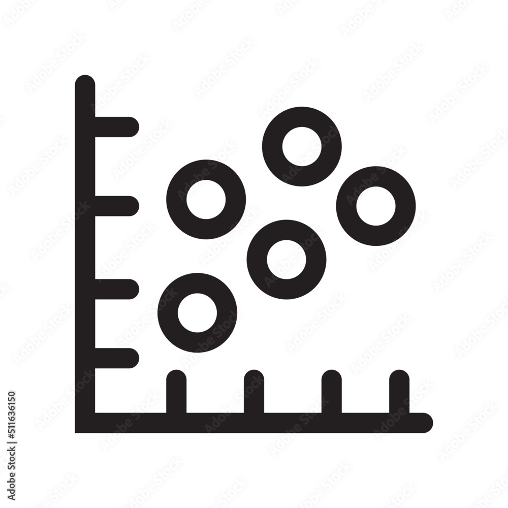 chart dot graphic infographic plot scheme Stock Vector | Adobe Stock