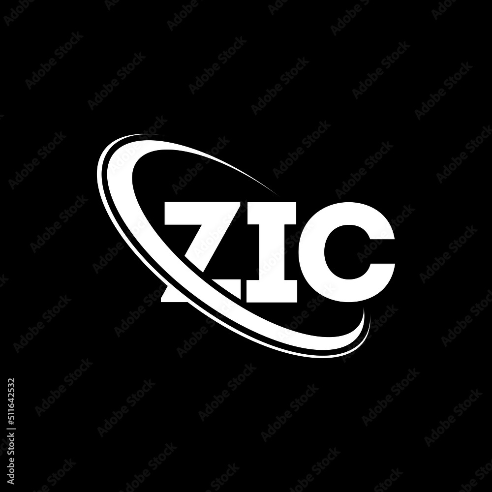 ZIC logo. ZIC letter. ZIC letter logo design. Initials ZIC logo linked ...