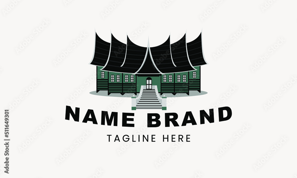 Rumah makan padang logo, Padang food restaurant logo, Restaurant Padang ...