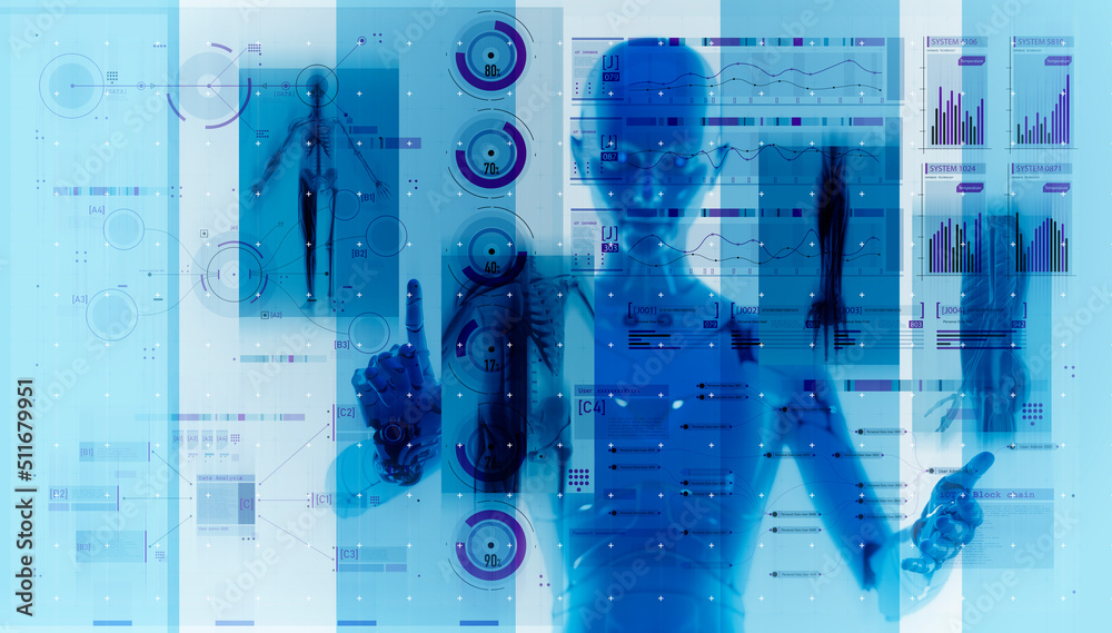 Digital healthcare and medical remote doctor technology concept AI ...