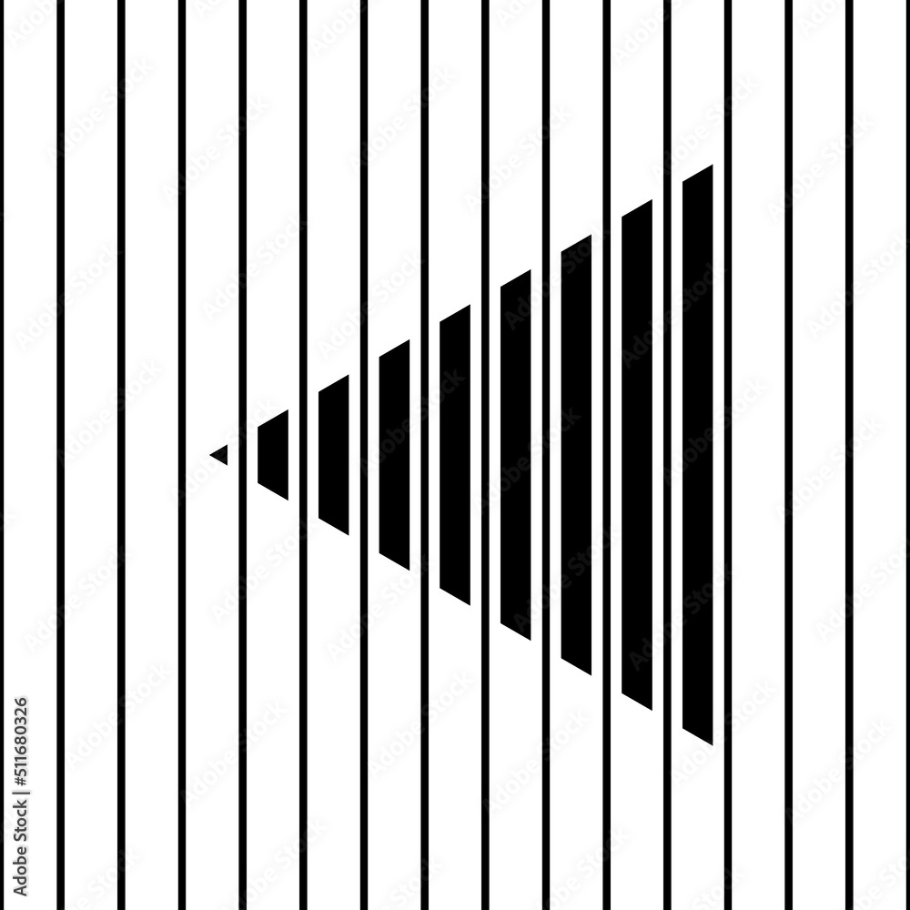 Lines, stripes, strokes, triangles seamless pattern. Modern ornate ...