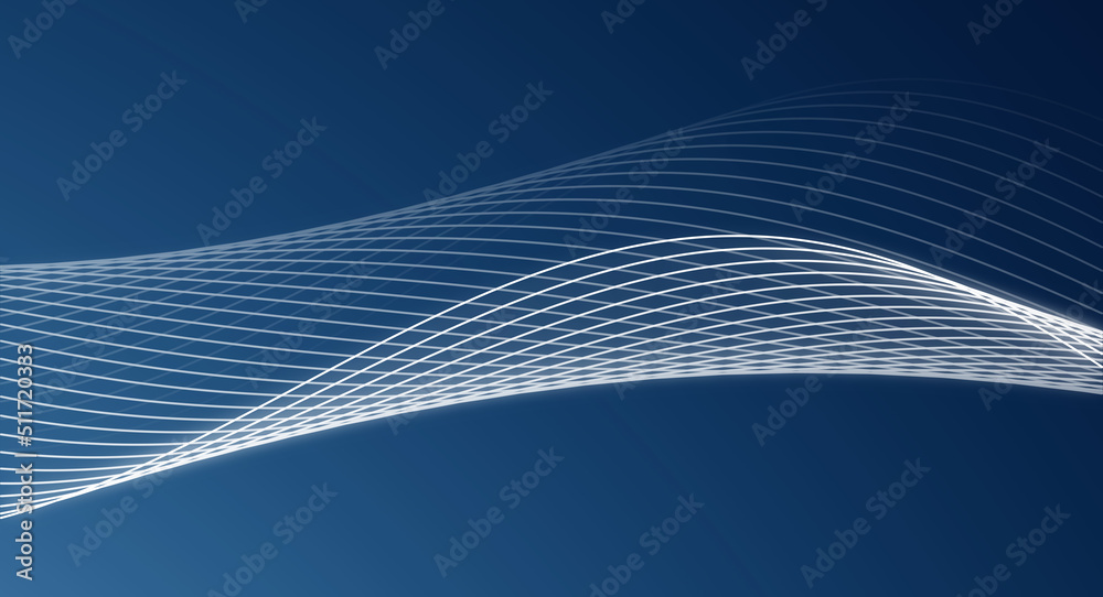 Line art on blue background. Illustration. Stock Illustration | Adobe Stock