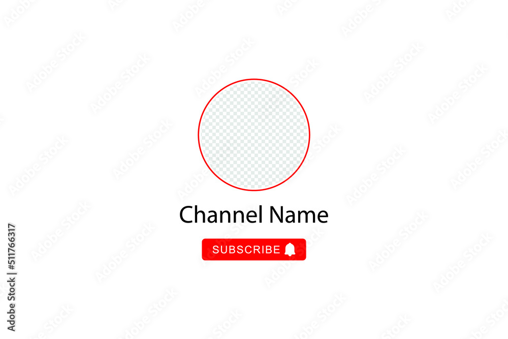 Youtube Channel Cover Wireframe. Youtube Banner For Design Your Channel ...