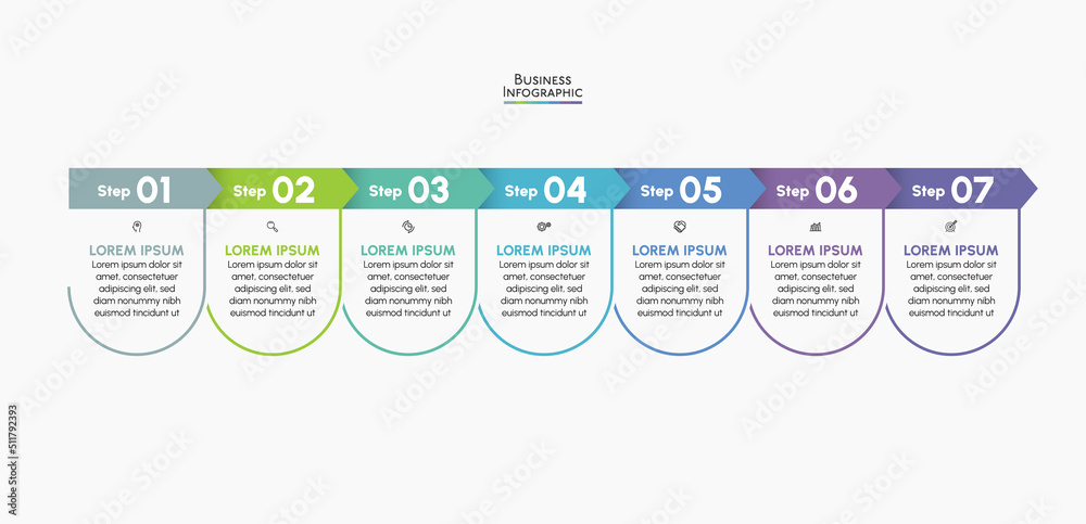 Business data visualization. timeline infographic icons designed for ...
