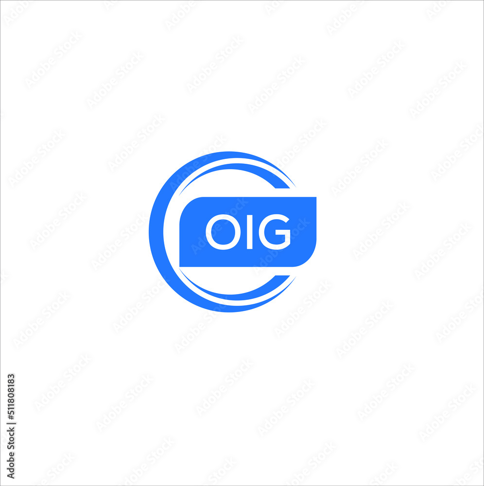OIG letter design for logo and icon.OIG typography for technology ...