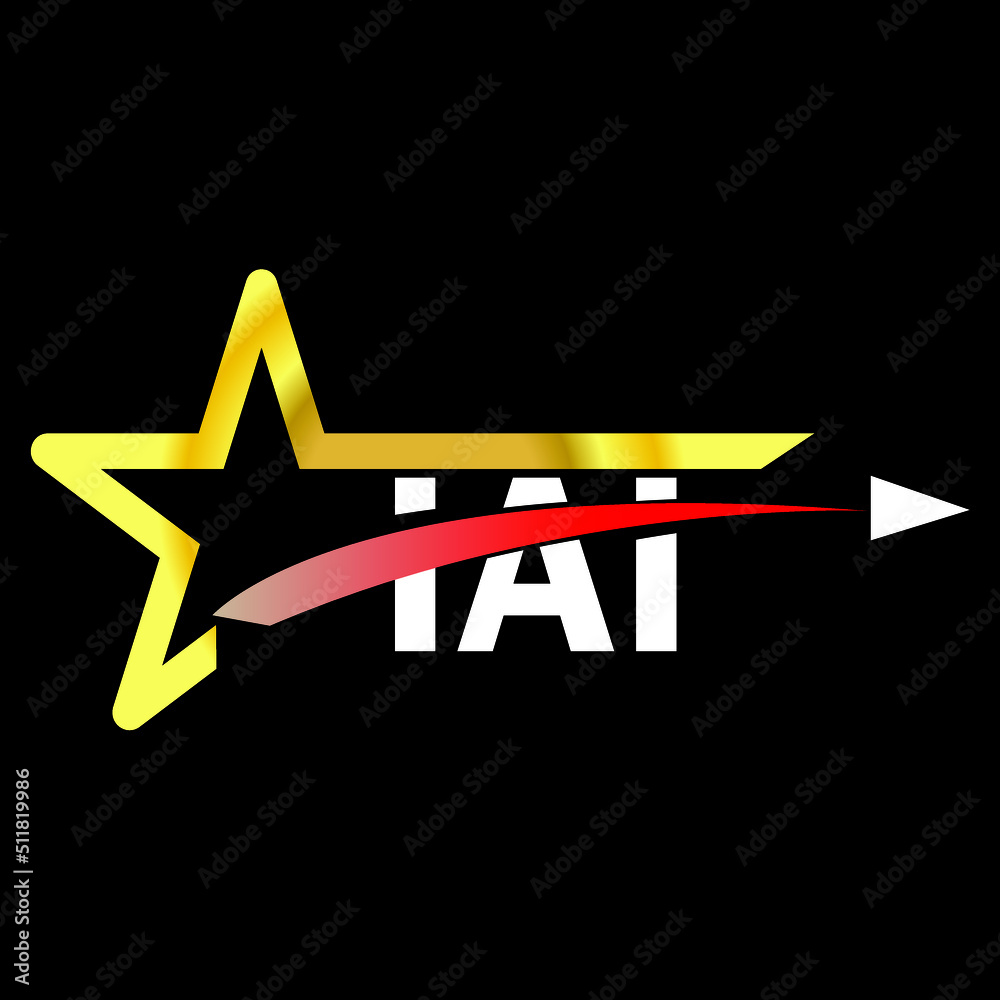 IAI letter logo design. IAI creative letter logo. simple and modern ...