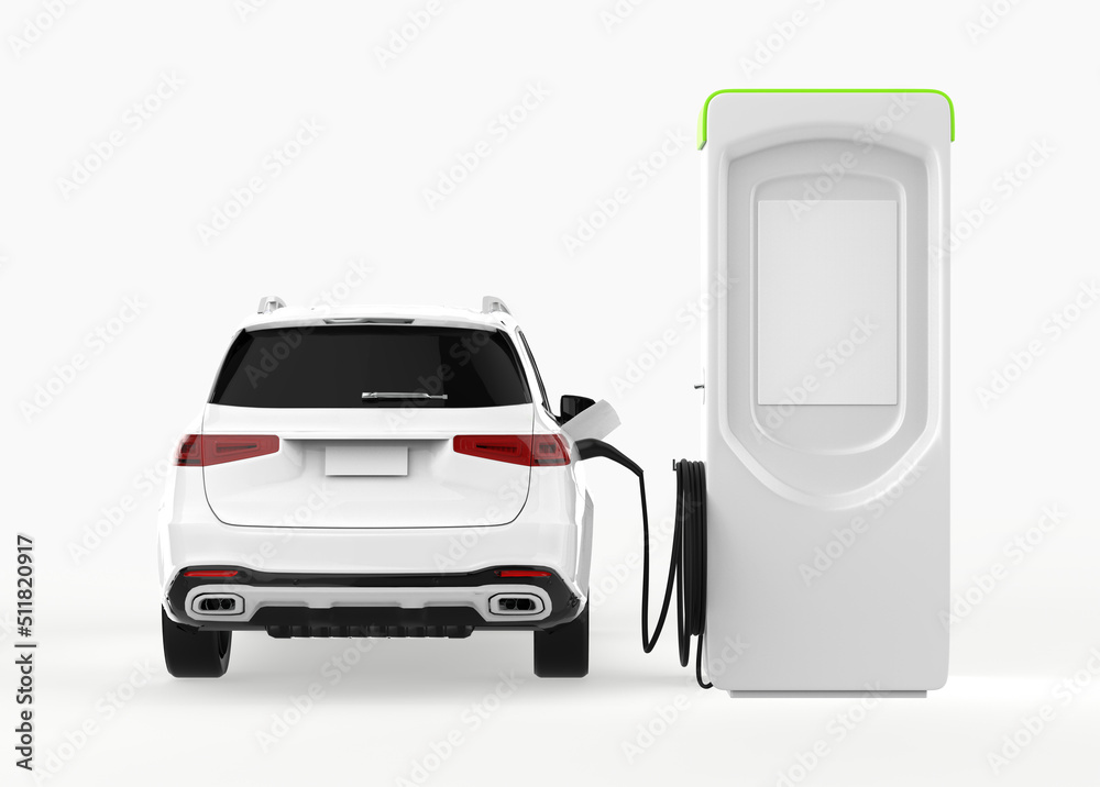Ilustrace „charging EV car electric vehicle clean energy for driving ...