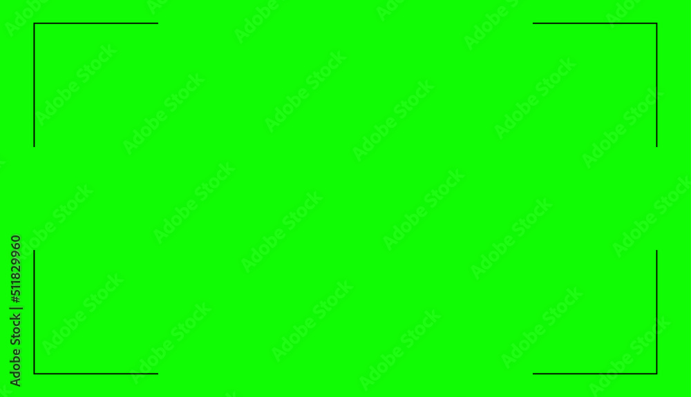 Green screen blank background, empty digital video template mockup ...