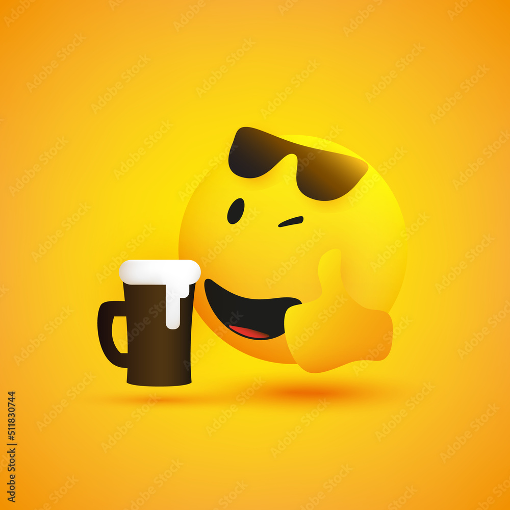 Beer Drinking Smiley