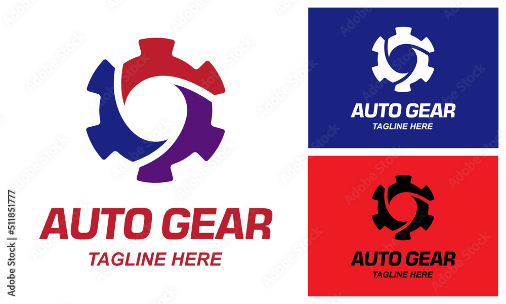 Auto Gear Logo Design Template. The automotive Gear Logo is a Perfect ...
