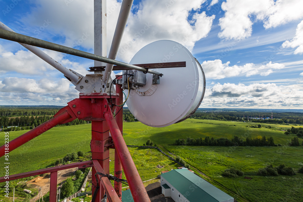 Metal construction for telecommunication data equipment or mast with ...