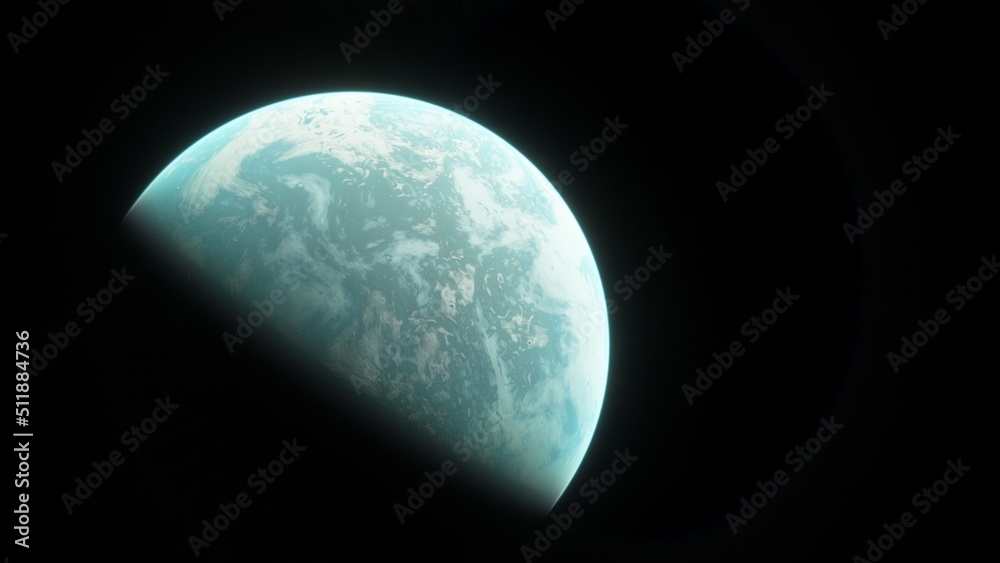 super-earth planet, realistic exoplanet, planet suitable for ...