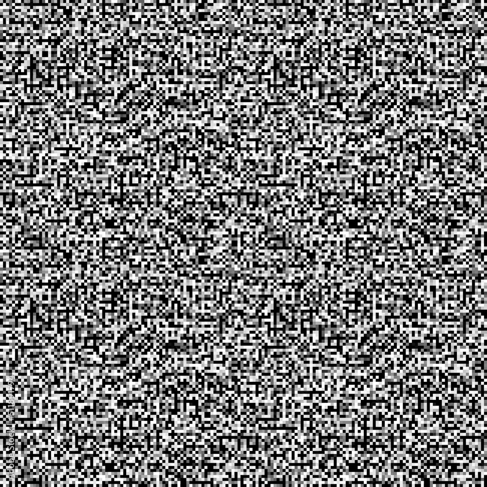 White noise. Pixel seamless texture Stock Vector | Adobe Stock