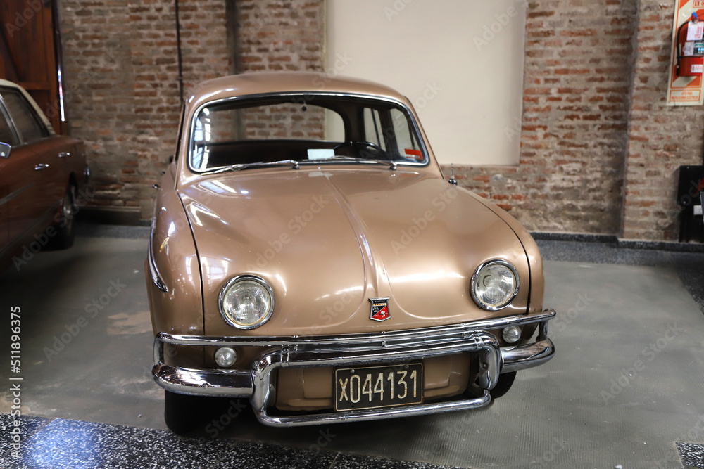 Fotka „ IKA Renault Gordini. Car manufactured in Argentina between the ...