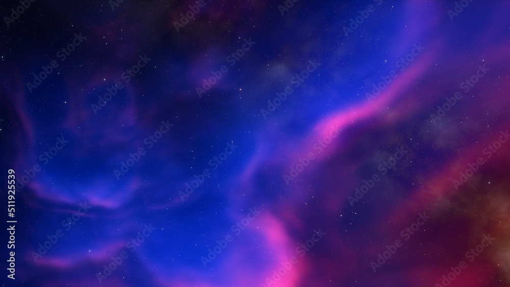 Photo & Art Print red-violet nebula in outer space, horsehead nebula ...