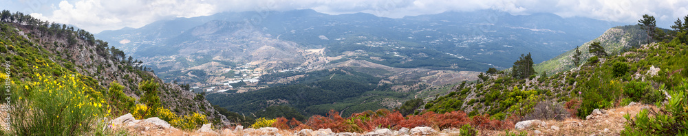 Beautiful landscape, panorama, banner - The Lycian Way in Olympos ...