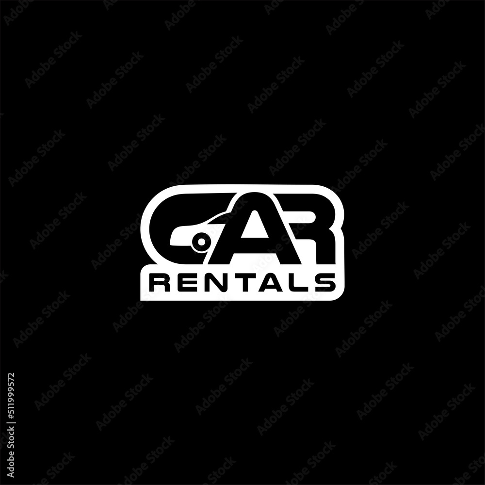 Car rental logo design template Stock Vector | Adobe Stock