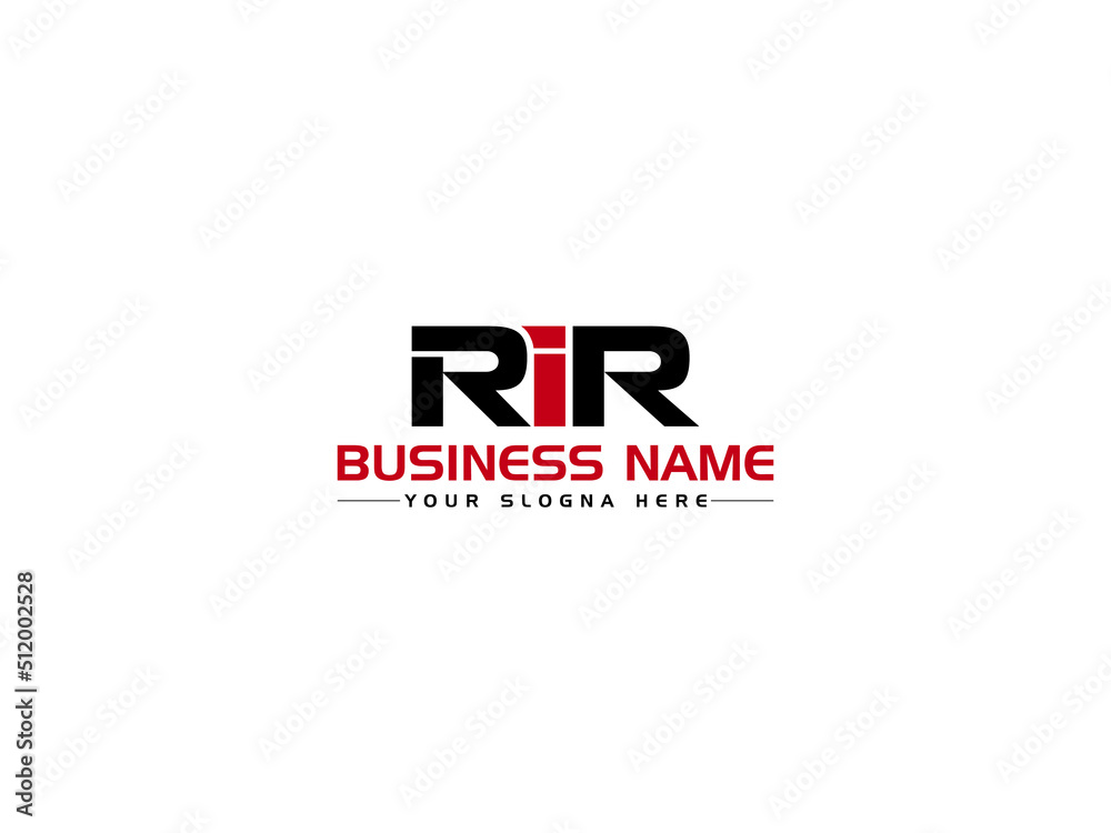 Premium RIR Logo Icon, Letter RI Logo Image Vector For Modern Business ...