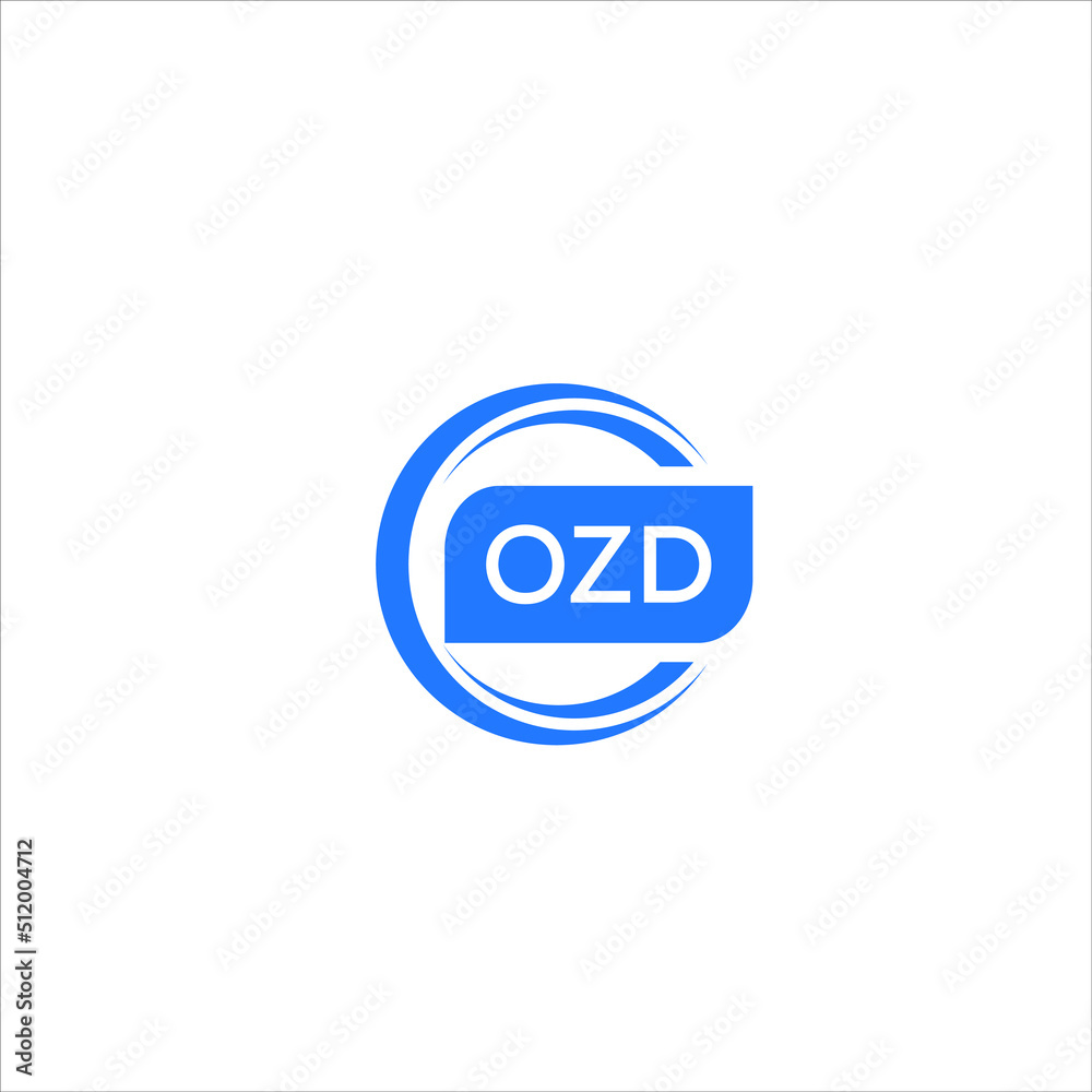 OZD letter design for logo and icon.OZD typography for technology ...