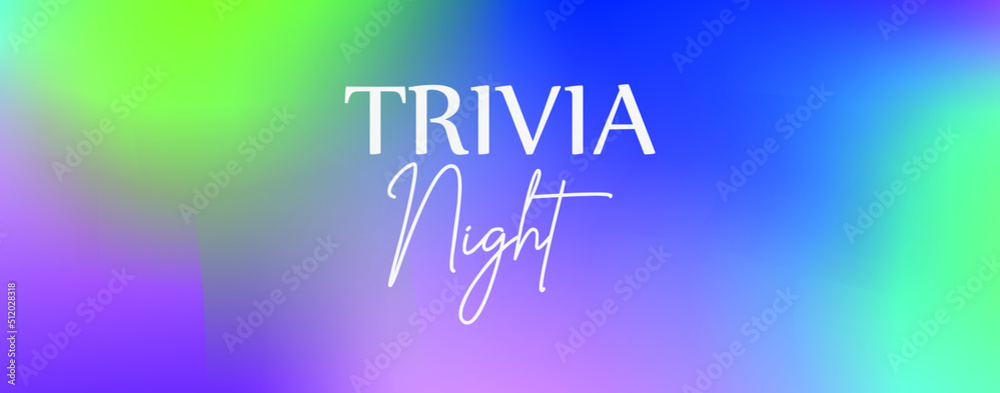 trivia time sign Stock Vector | Adobe Stock
