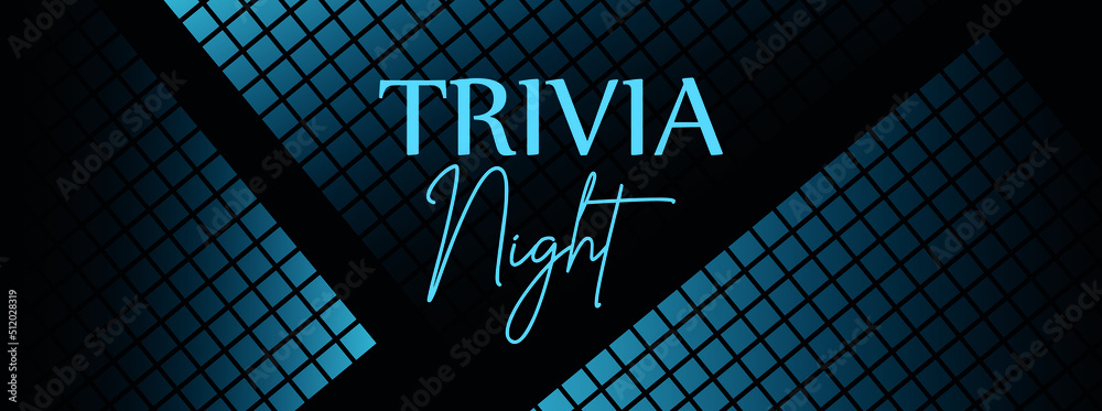 trivia time sign Stock Vector | Adobe Stock