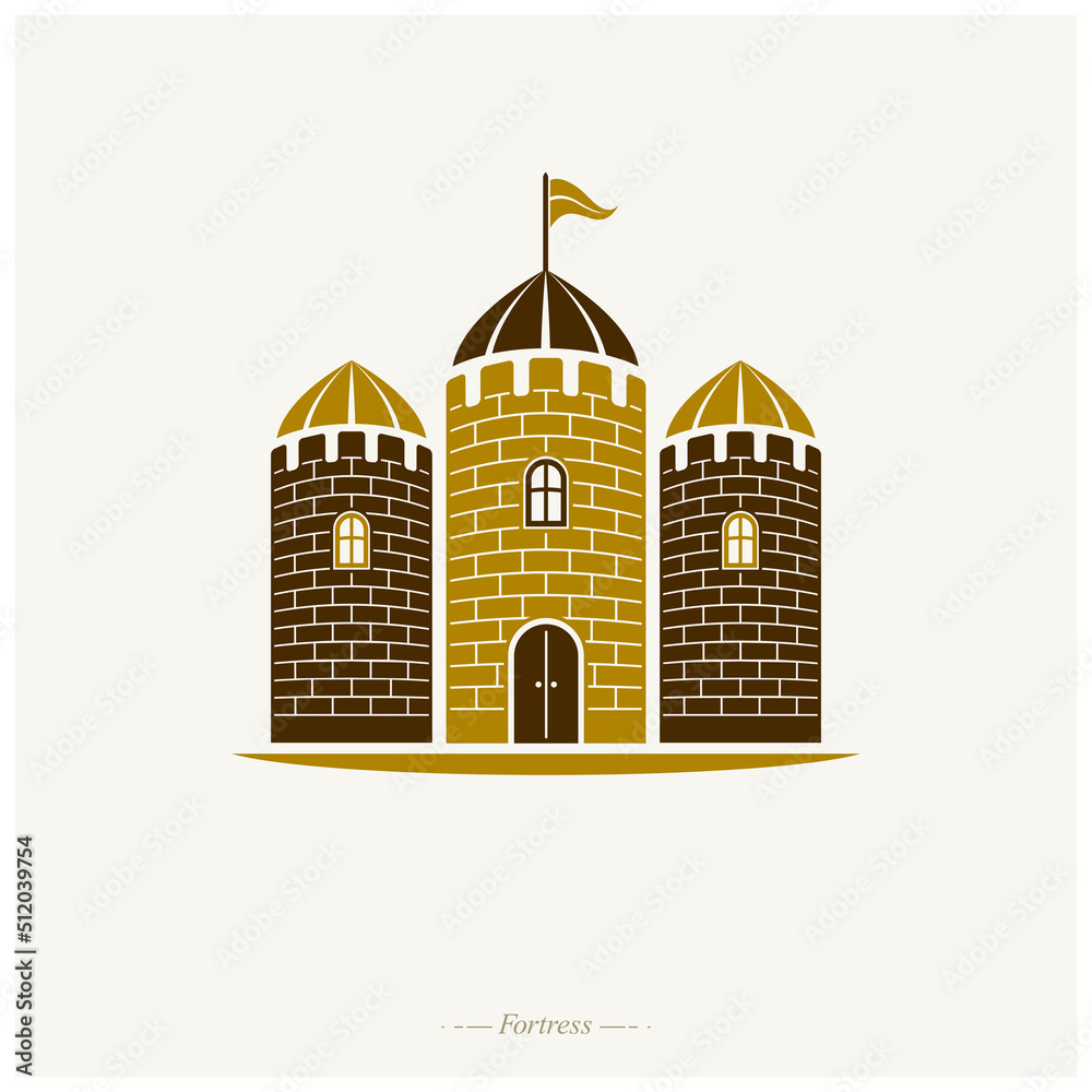 Heraldic vector design element. Retro style label, heraldry ...