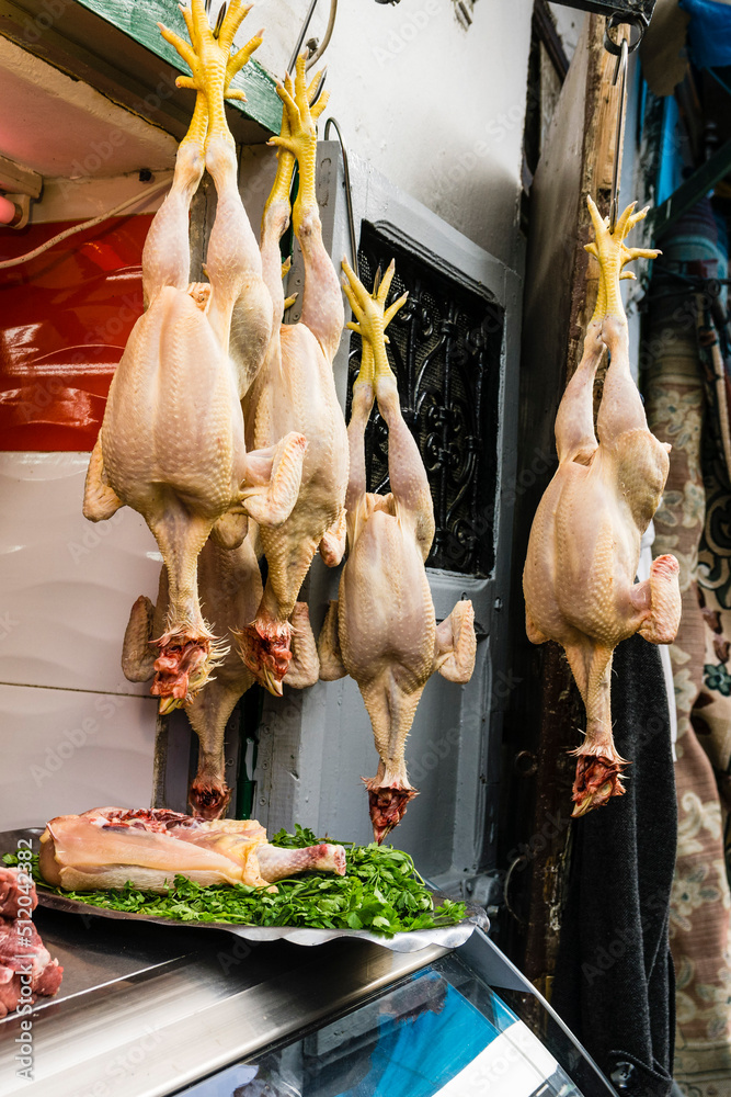 pollos a la venta, Medina de Tetuán , patrimonio de la humanidad ...