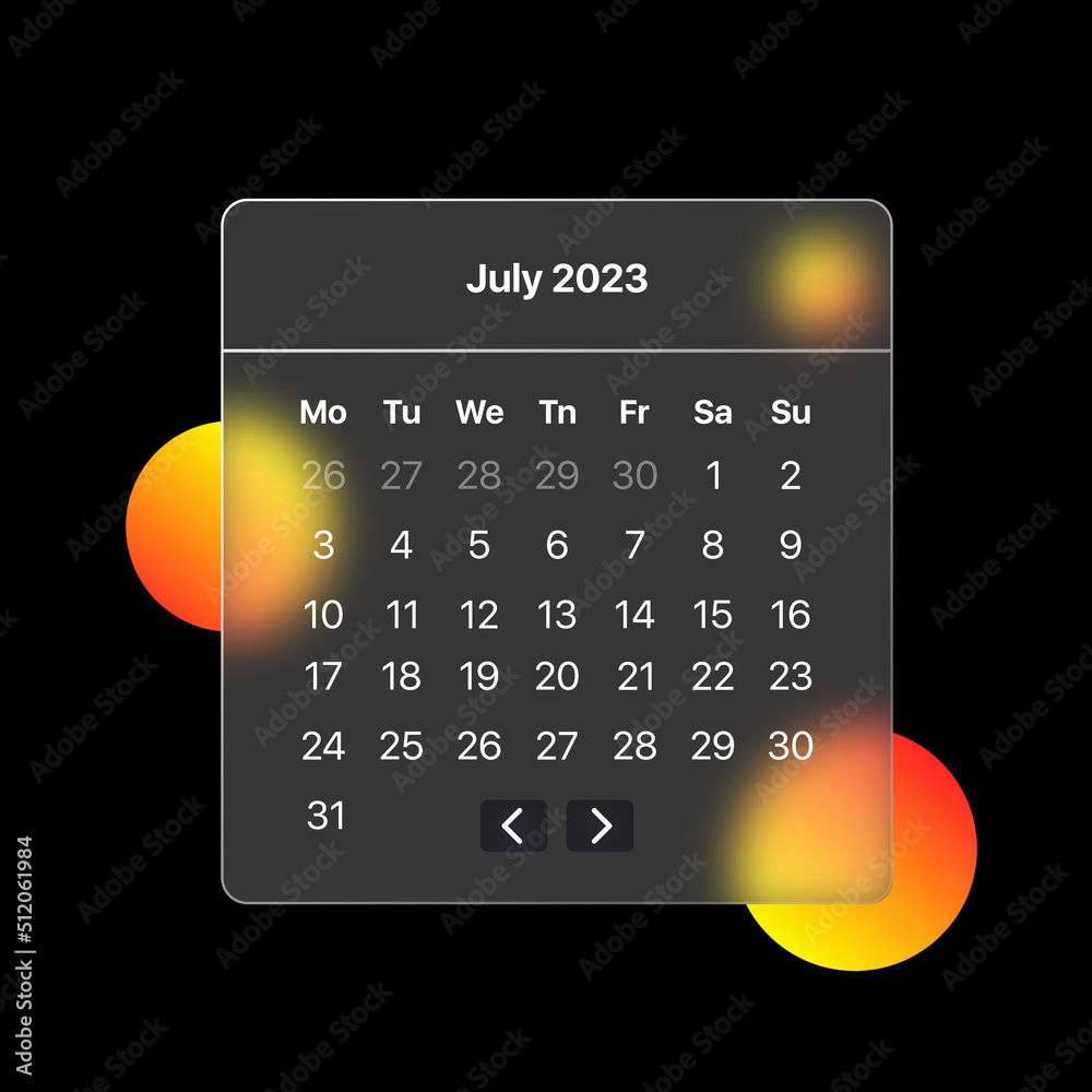 Calendar line icon. July 2023, important event, schedule, checkmark ...