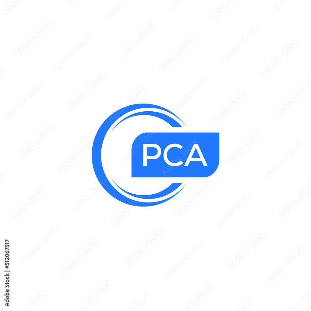 PCA letter design for logo and icon.PCA typography for technology ...