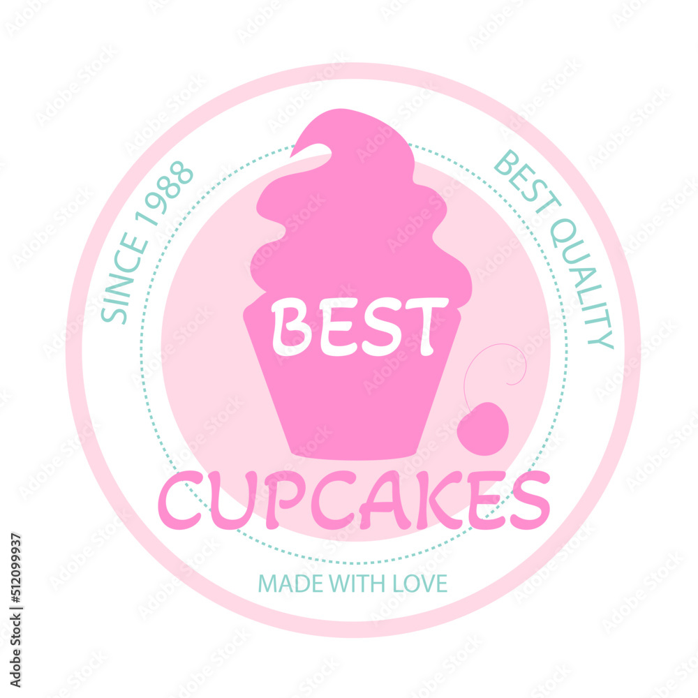 Cupcakes Template, Best Cupcakes, Made with Love, Cupcake Shop Menu ...