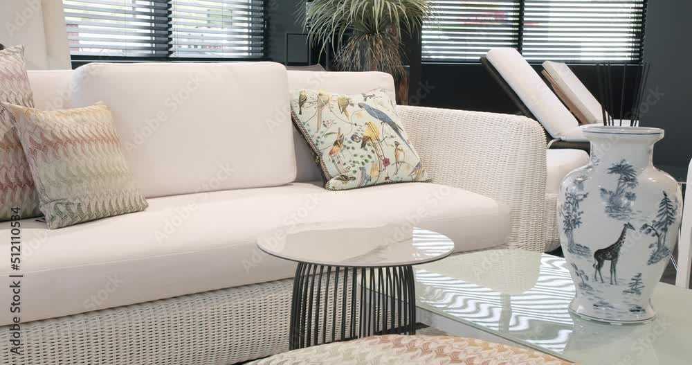 Modern Sofa for luxury villa, Summer Terrace furniture with minimalist ...