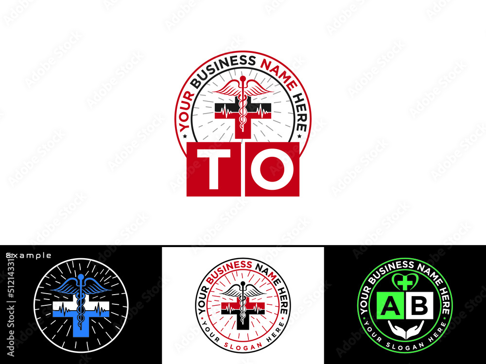 Simple TO Logo Icon, Letter To ot Logo Image Design With Colorful ...