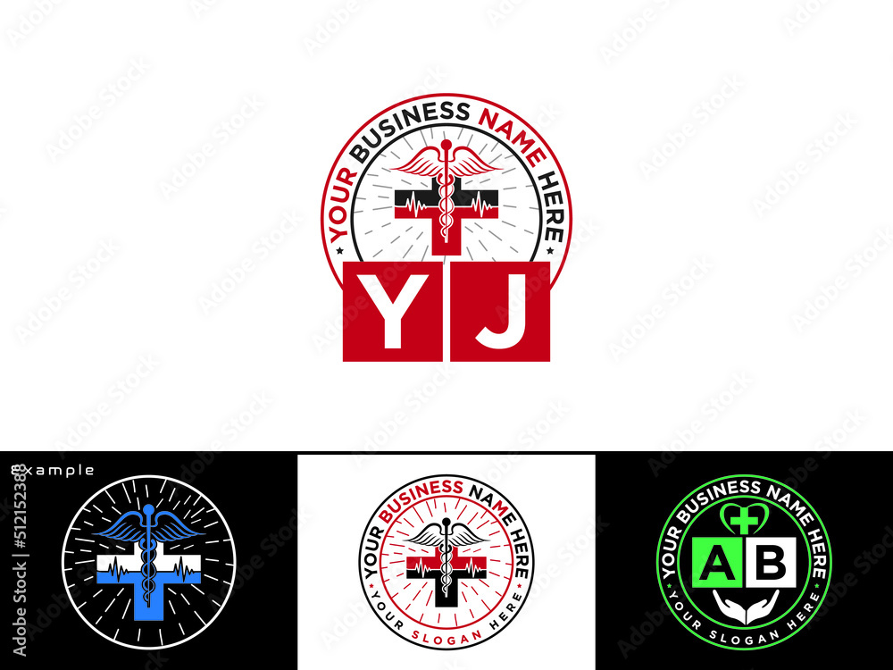 Simple YJ Logo Image Design, Colorful Yj jy Letter Logo Icon Design For ...