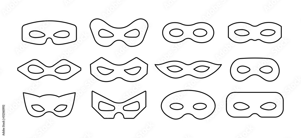 Super Hero Mask Clip Art