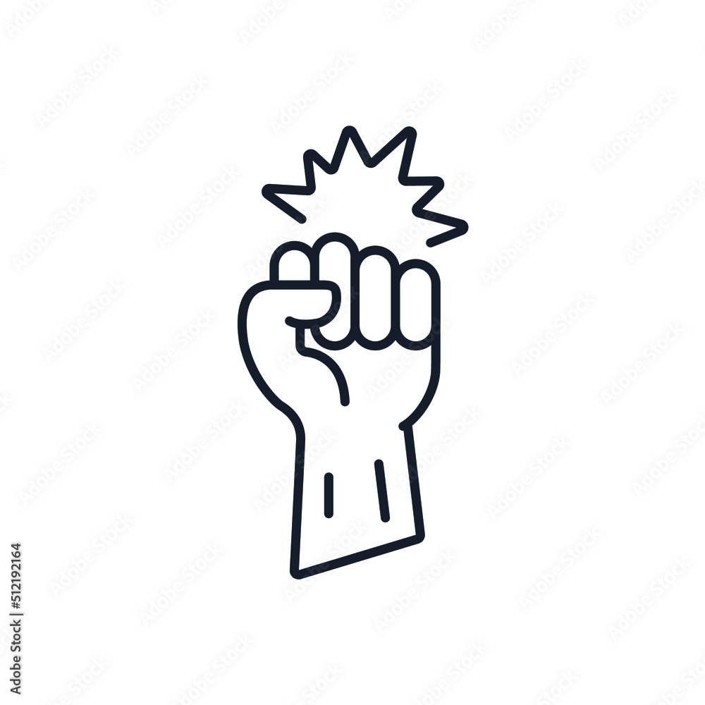 strength icons symbol vector elements for infographic web Stock Vector ...