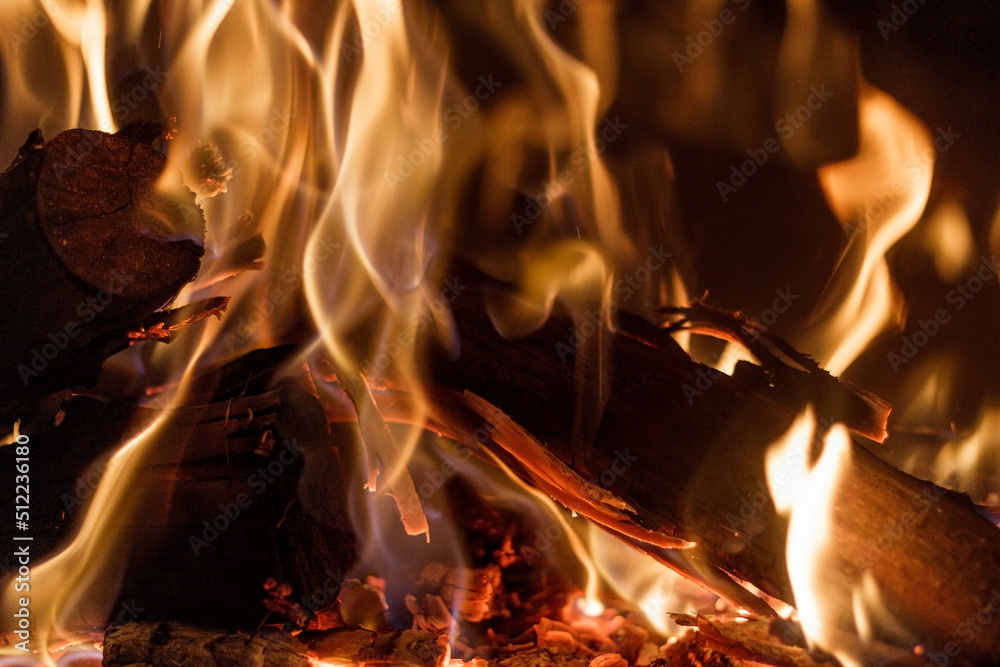 Fogata casera Stock Photo | Adobe Stock
