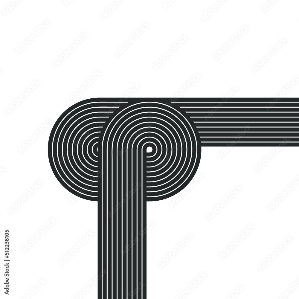 Simple line background.Vector illustration. Stock Vector | Adobe Stock