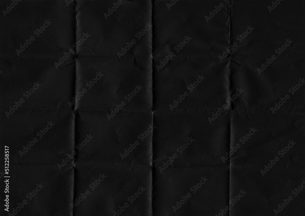 Folded paper texture. Folded black paper texture background. High ...