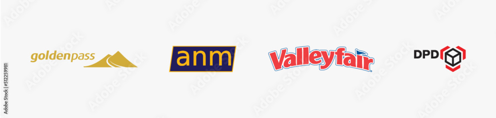 GOLDENPASS logo, ANM NAPOLI logo, DYNAMIC PARCEL DISTRIBUTIONY Logo ...