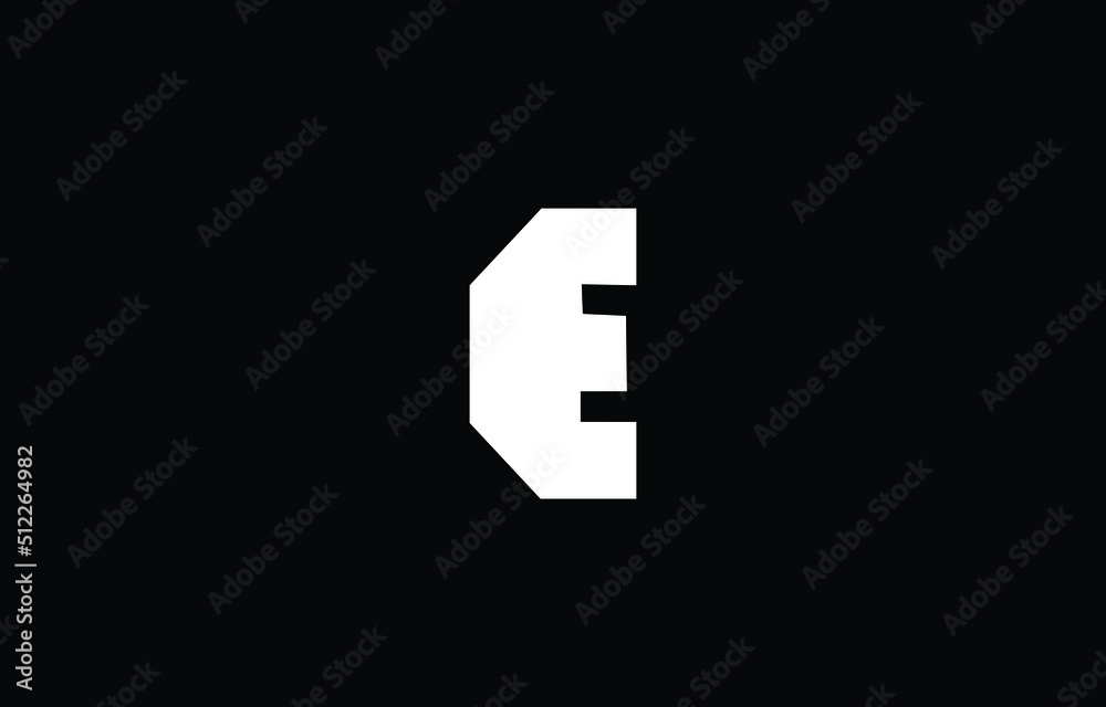 Professional Enterprise Letter E Abstract Fashion font alphabet ...
