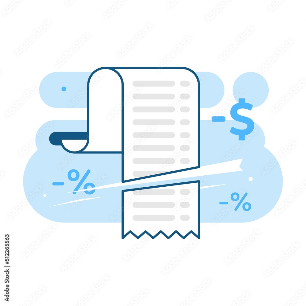 bill, cost effective, more lower or cheaper price, discount concept ...