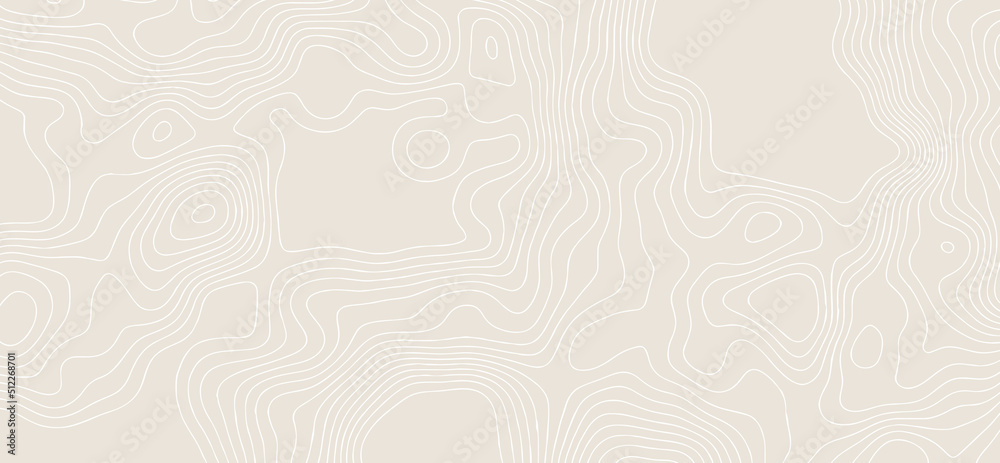 Abstract topographic contours map background. Vector geographic contour ...