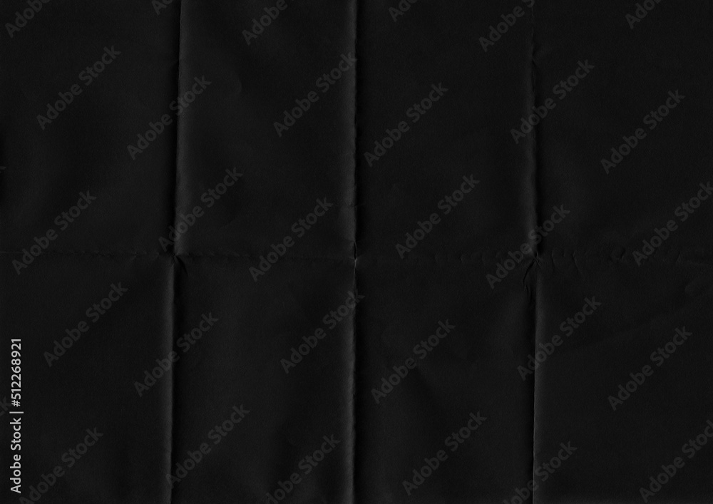 Folded paper texture. Folded black paper texture background. High ...
