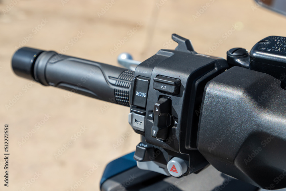 Foto de Honda's 750 cc twin-cylinder engine Honda Forza 750 is on the ...