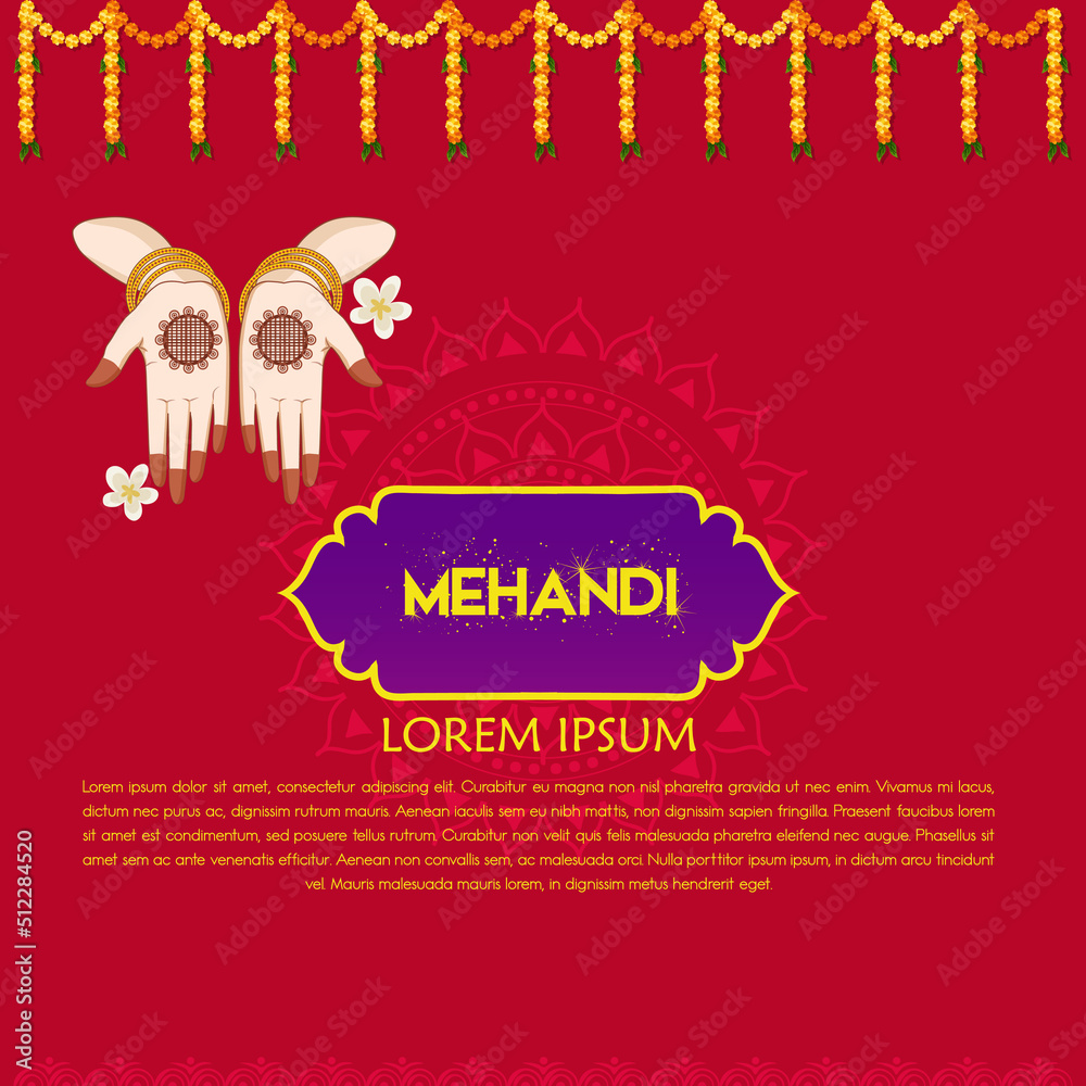 Indian Wedding Background Vector