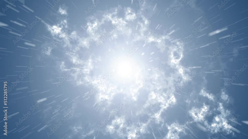 Abstract sky animation with speed lines Stock Video | Adobe Stock