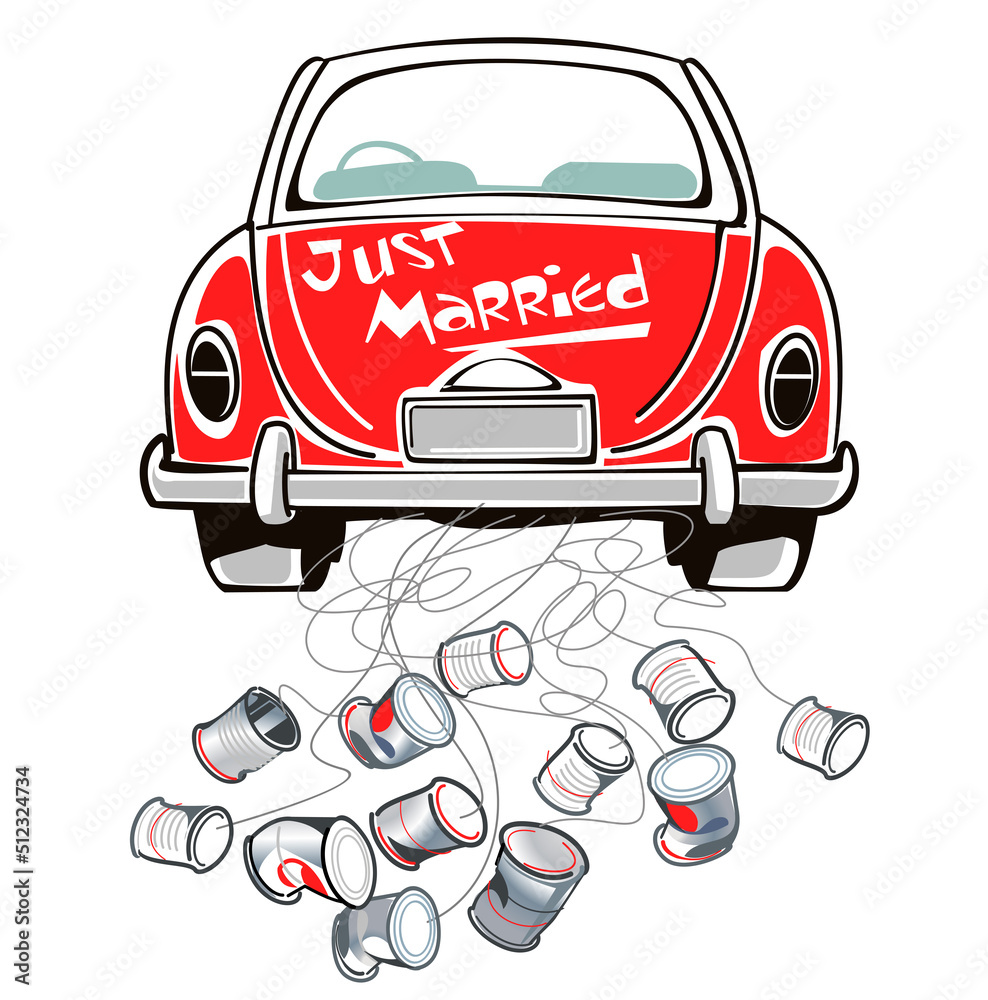 Just Married Car Clip Art Just Married Car Clip Art